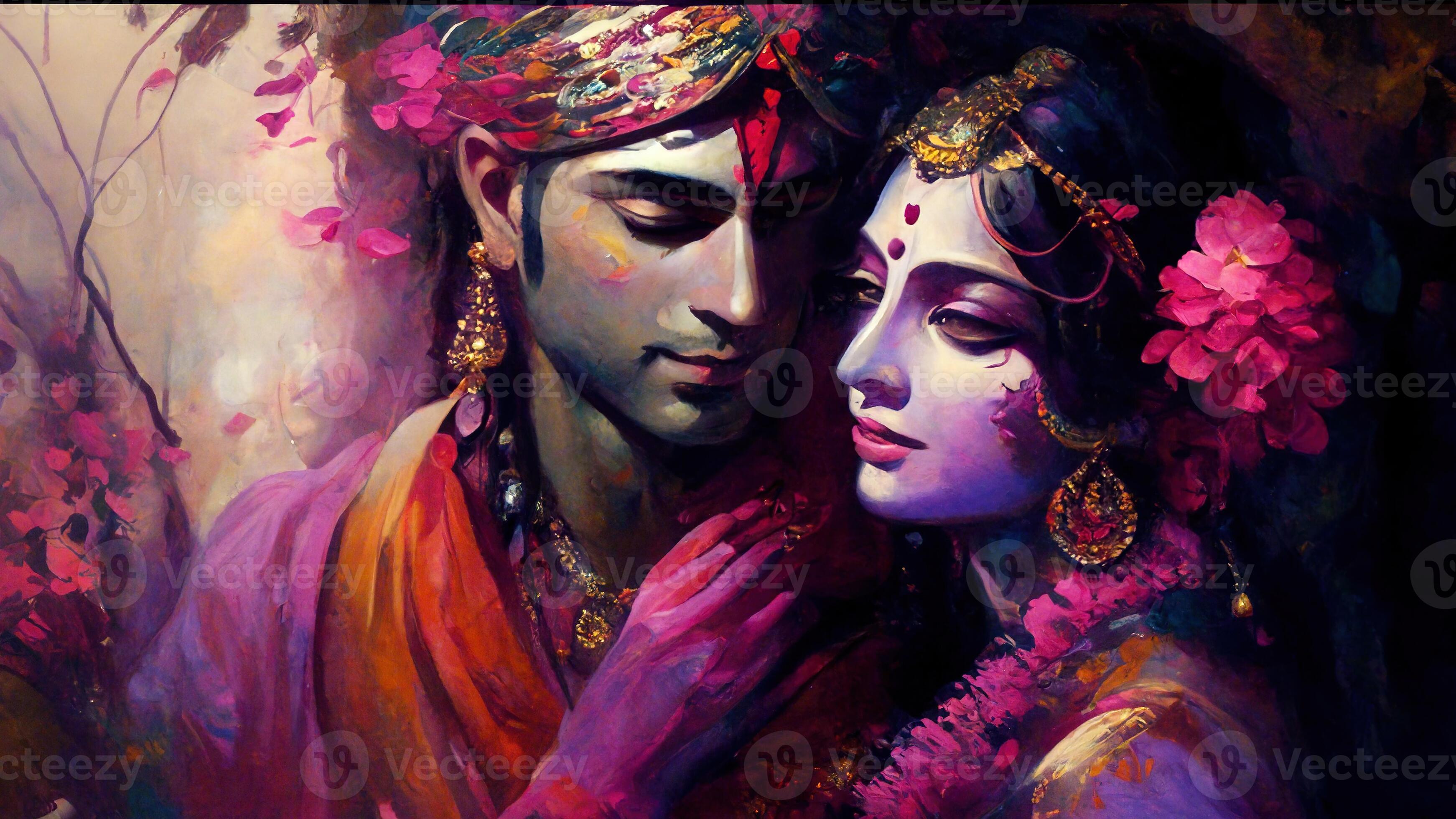 Radha krishna in love painting wall art 8K 21979817 Stock Photo at Vecteezy Radha krishna in love painting wall art 8K 21979817 Stock Photo at Vecteezy