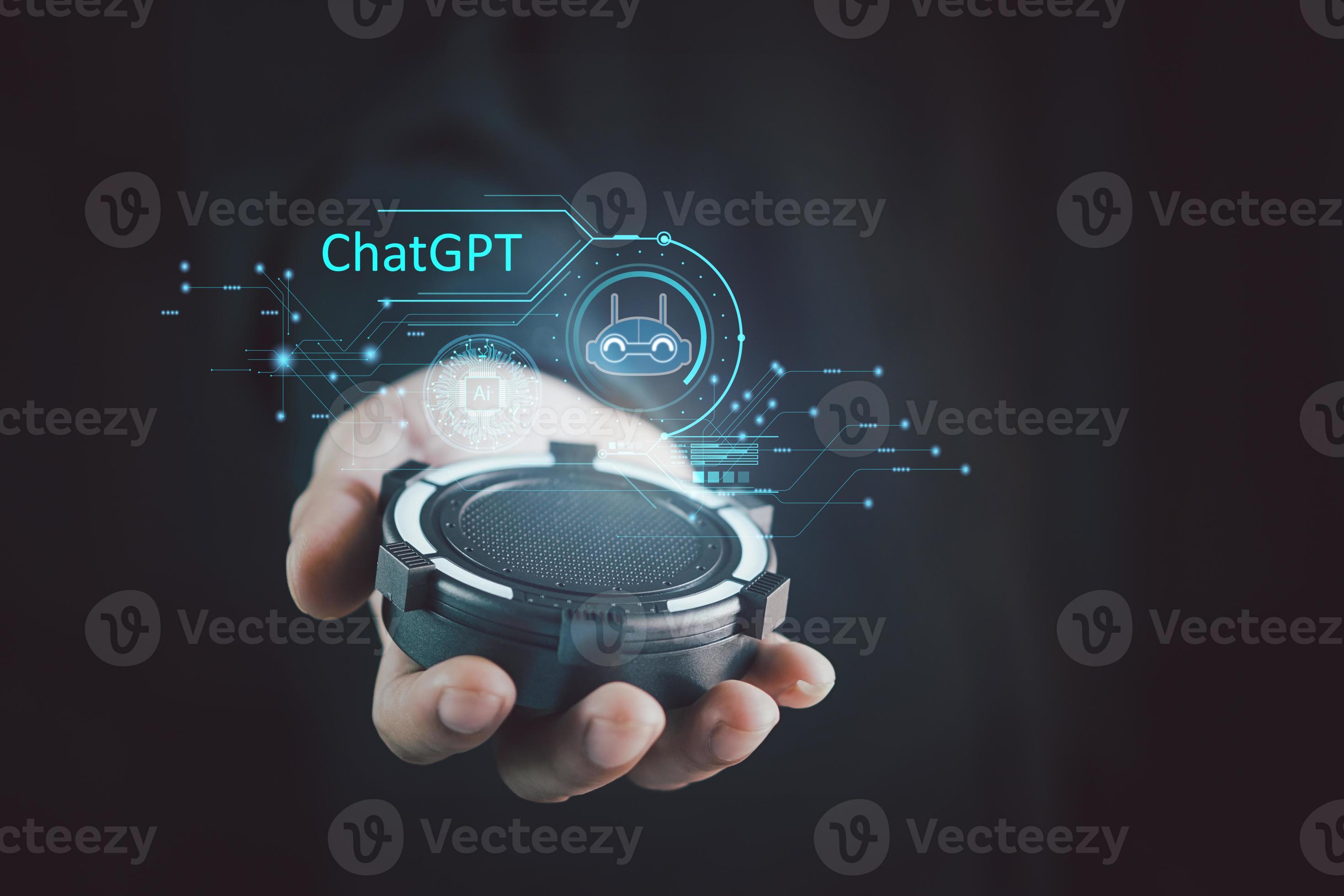 Chatgpt Chat With Ai Or Artificial Intelligence Futuristic Technology