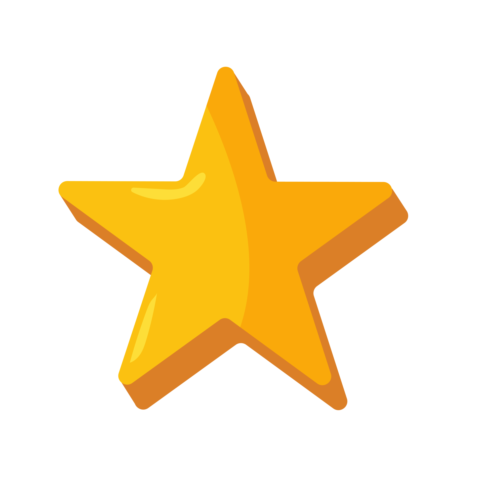 yellow star cartoon isolated 21985116 PNG
