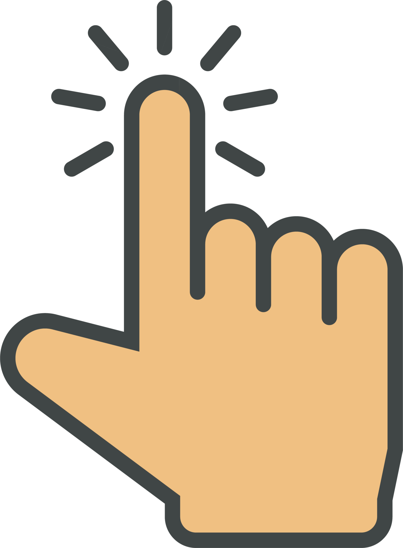 Hand Cursor Icon Transparent Background
