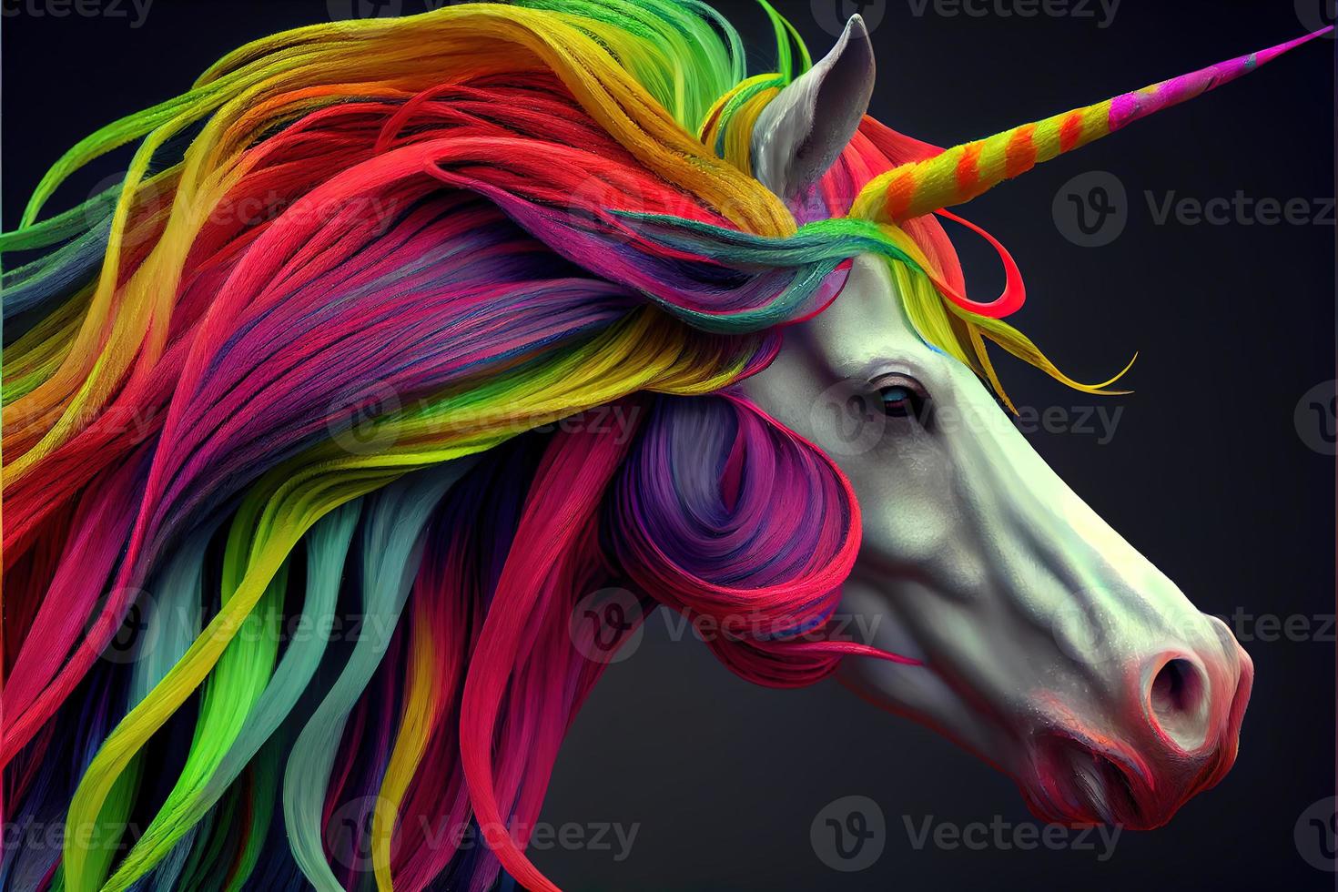 Realistic rainbow unicorn. AI generated. 21996948 Stock Photo at Vecteezy Realistic rainbow unicorn. AI generated. 21996948 Stock Photo at Vecteezy