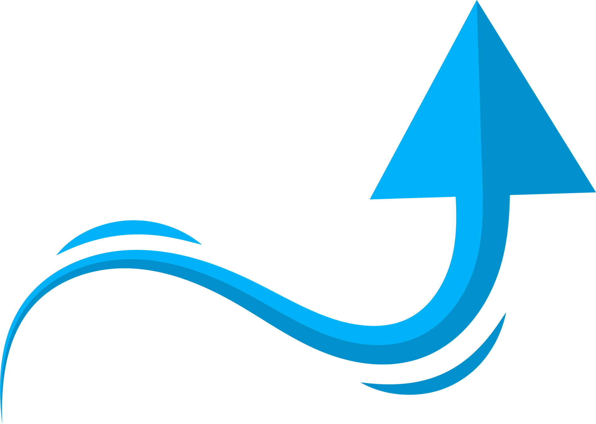 Hand drawn blue curved arrow shape in doodle style 21997172 PNG Hand drawn blue curved arrow shape in doodle style 21997172 PNG