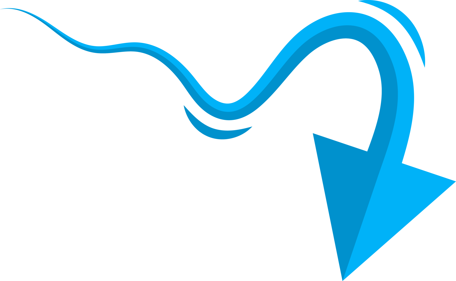 Hand drawn blue curved arrow shape in doodle style 21997179 PNG Hand drawn blue curved arrow shape in doodle style 21997179 PNG