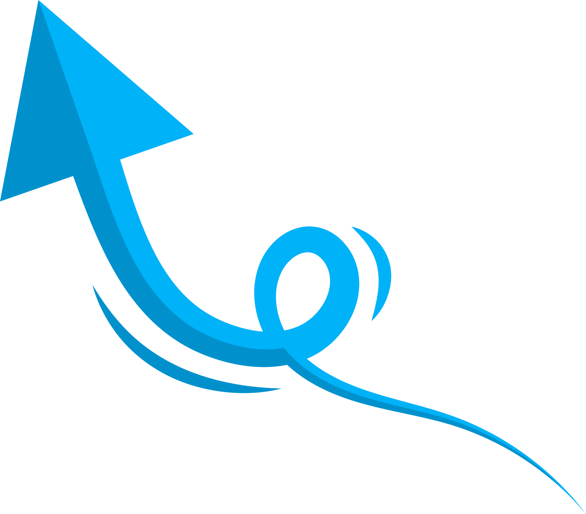 Hand drawn blue curved arrow shape in doodle style 21997207 PNG Hand drawn blue curved arrow shape in doodle style 21997207 PNG