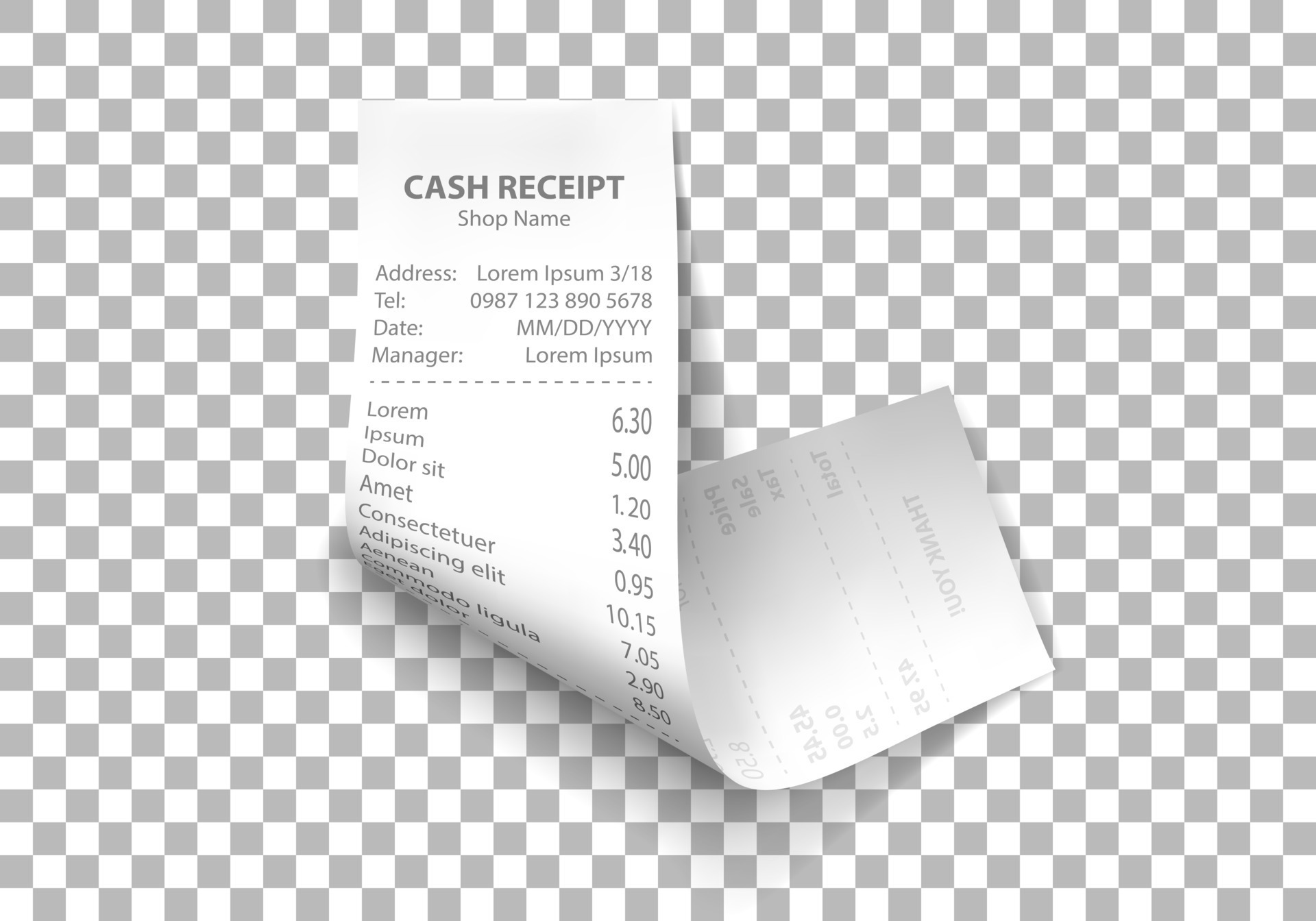 Realistic Shop Receipt Paper Payment Bill Check 21997953 Vector Art At realistic-shop-receipt-paper-payment-bill-check-21997953-vector-art-at