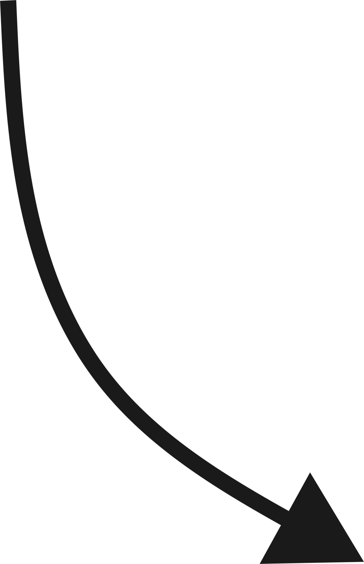 Hand drawn curved arrow shape. Arrow line 21998878 PNG Hand drawn curved arrow shape. Arrow line 21998878 PNG