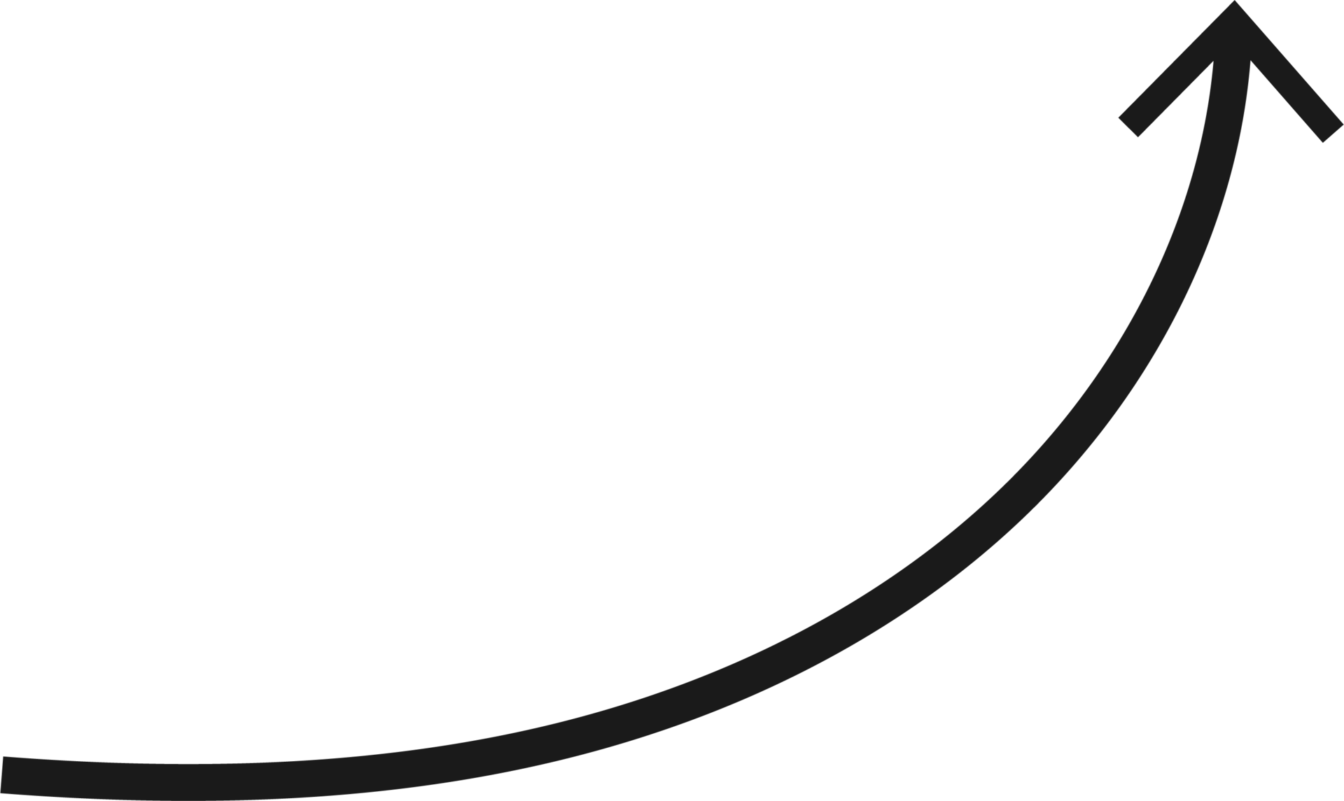 Hand drawn curved arrow shape. Arrow line 21999075 PNG