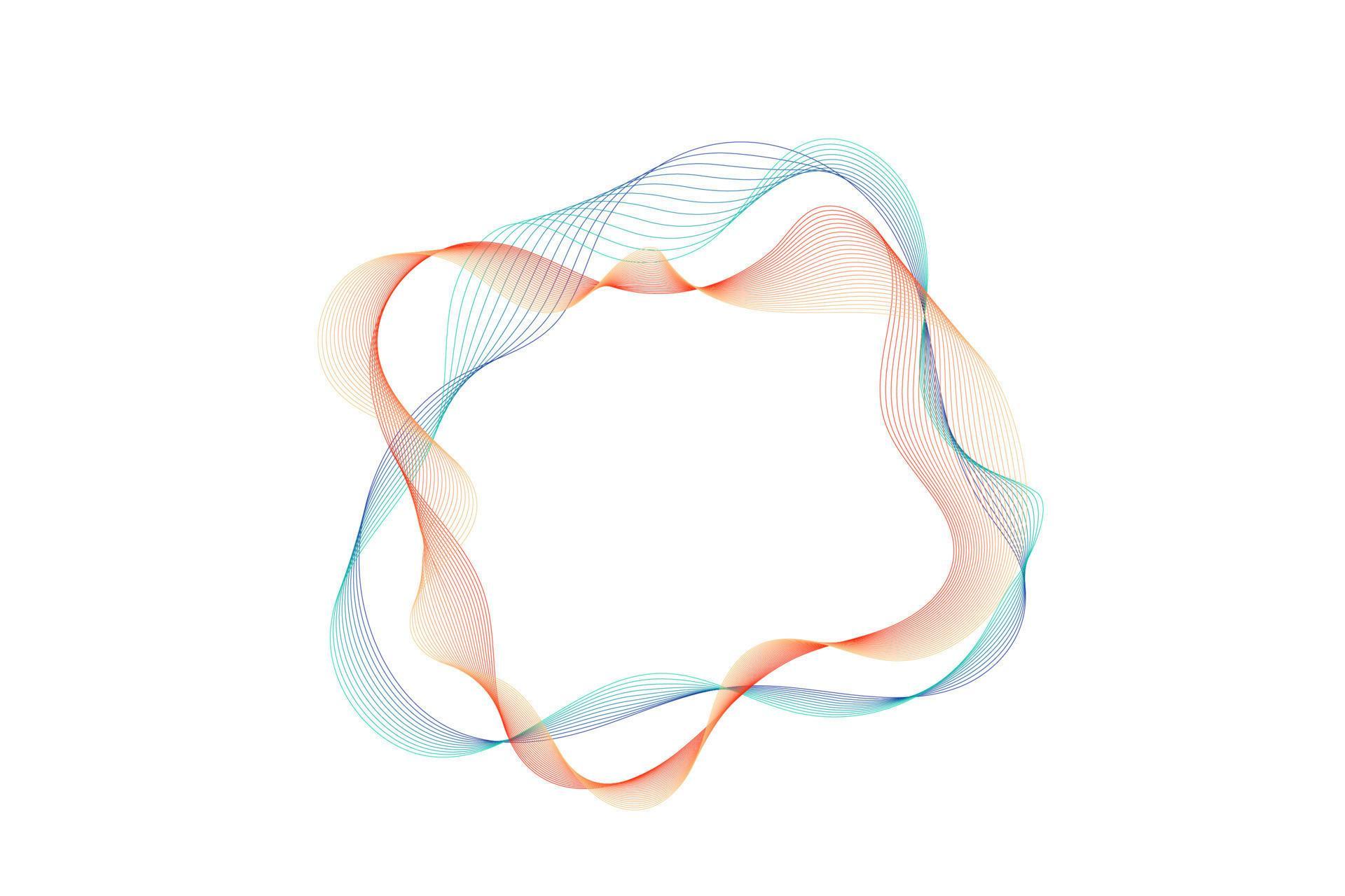 Abstract line graphic form of a design element vector background or ...