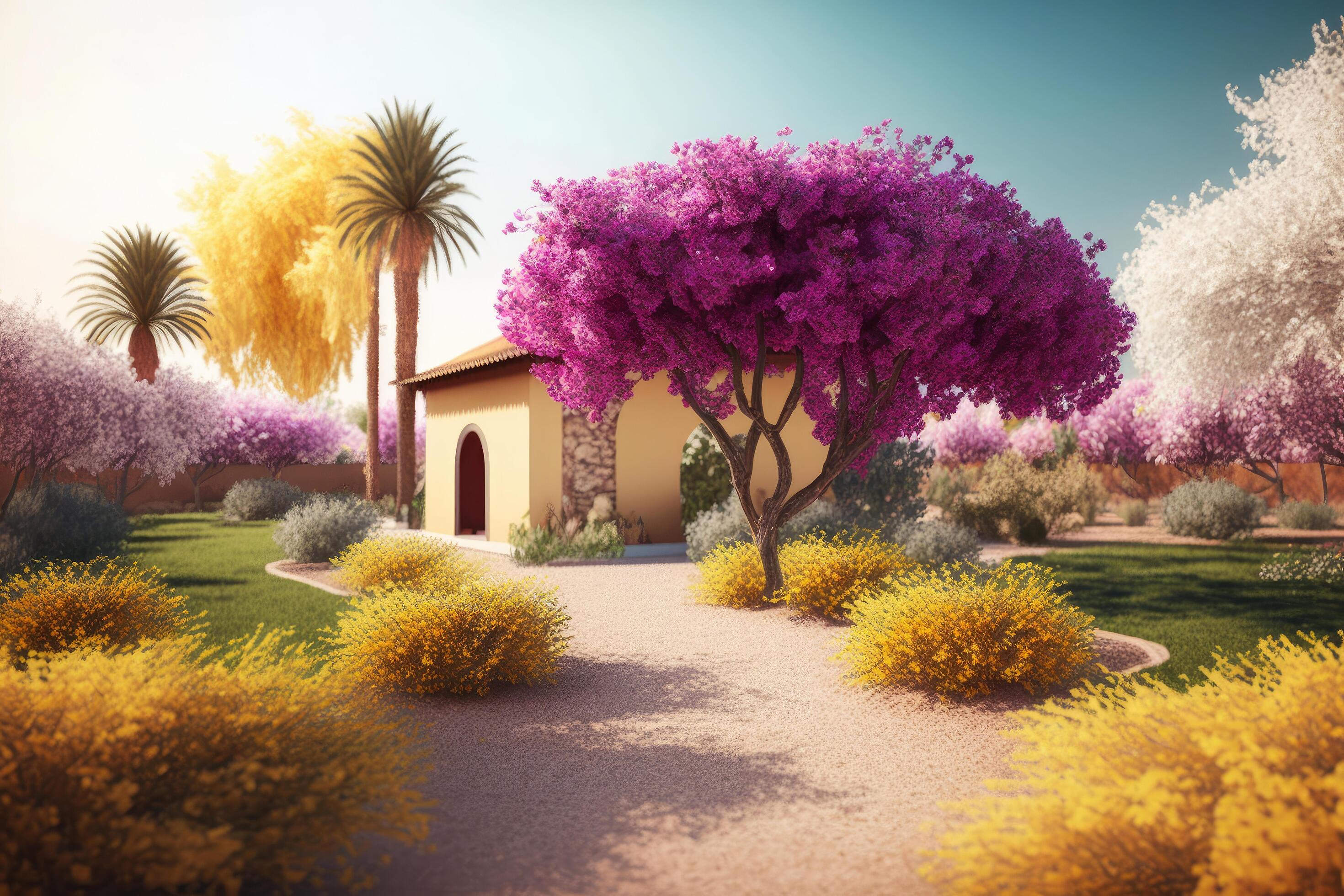 Spring Natural Background. Illustration 22005404 Stock Photo at Vecteezy