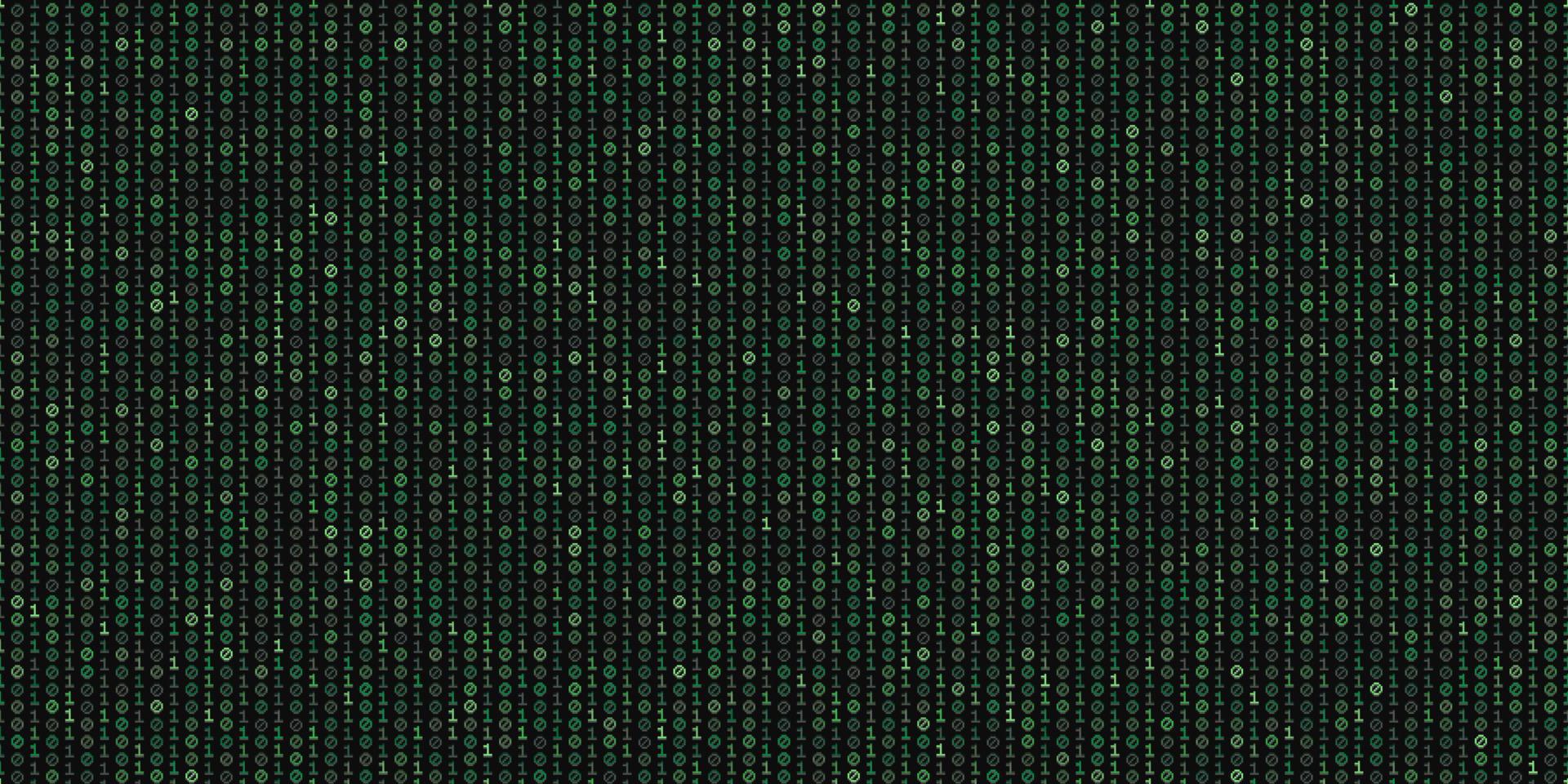 Big Data Illustration Binary Code Seamless Pattern 22009381 Vector Art