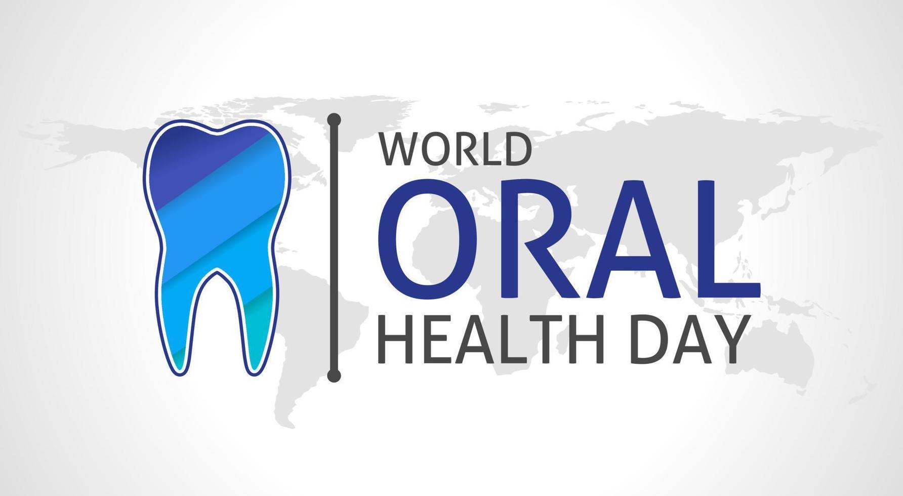World Oral Health Day Theme Template Vector Illustration 22010342
