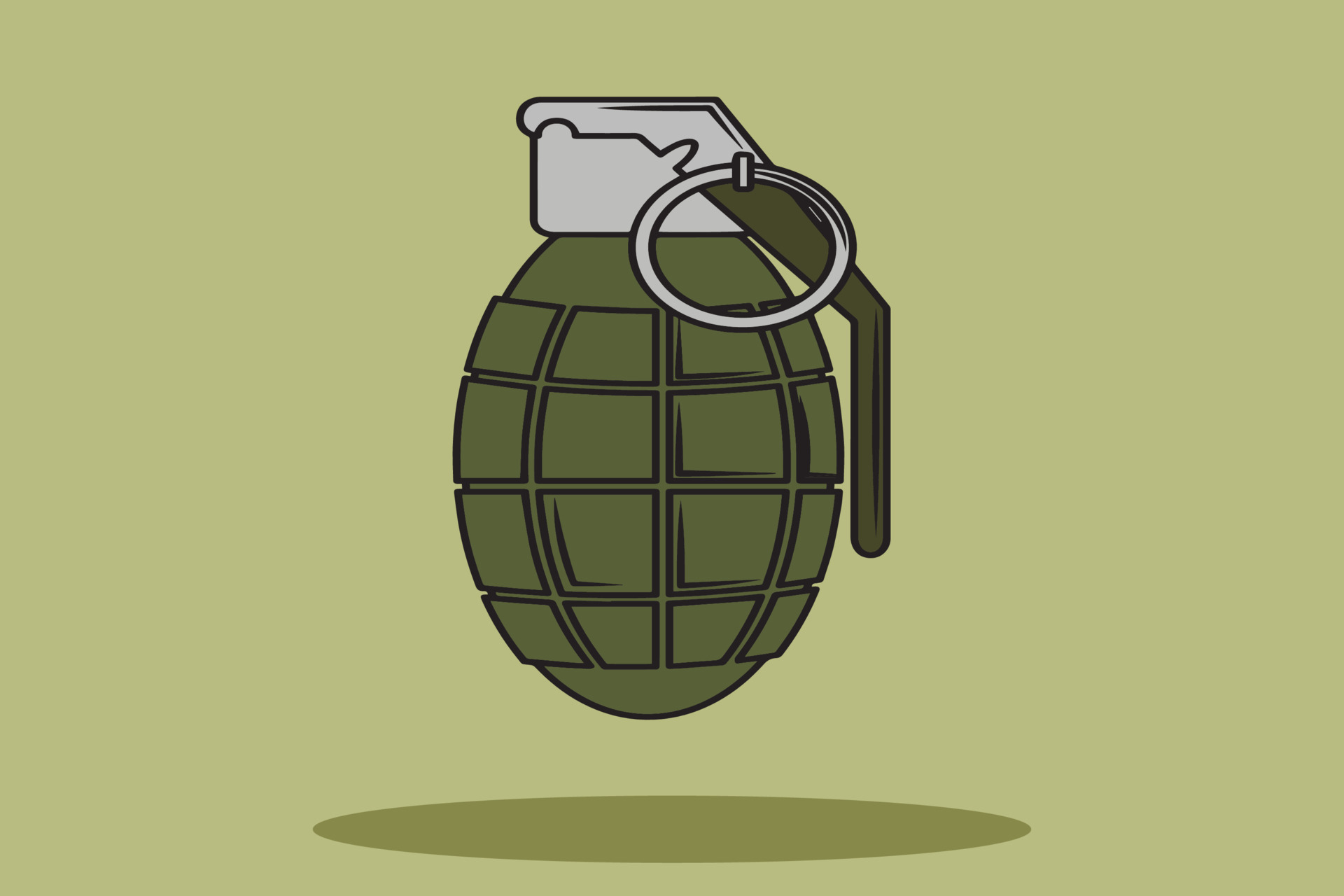 Vector grenade vector design illustration 22011433 Vector Art at Vecteezy