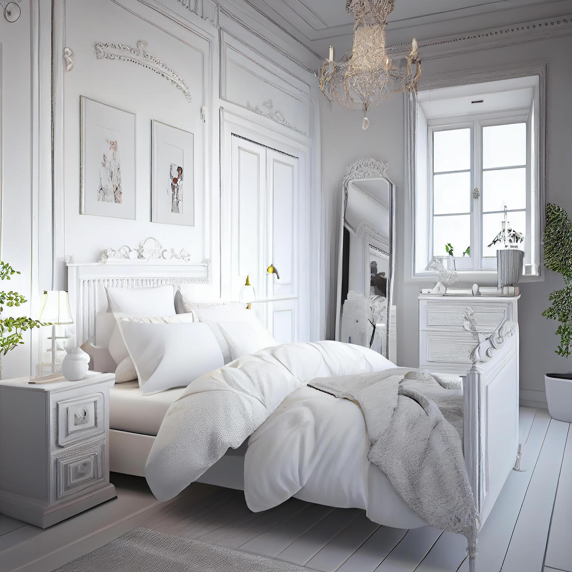 White Minimalist Modern Interior Design. 22012899 Stock Photo at Vecteezy