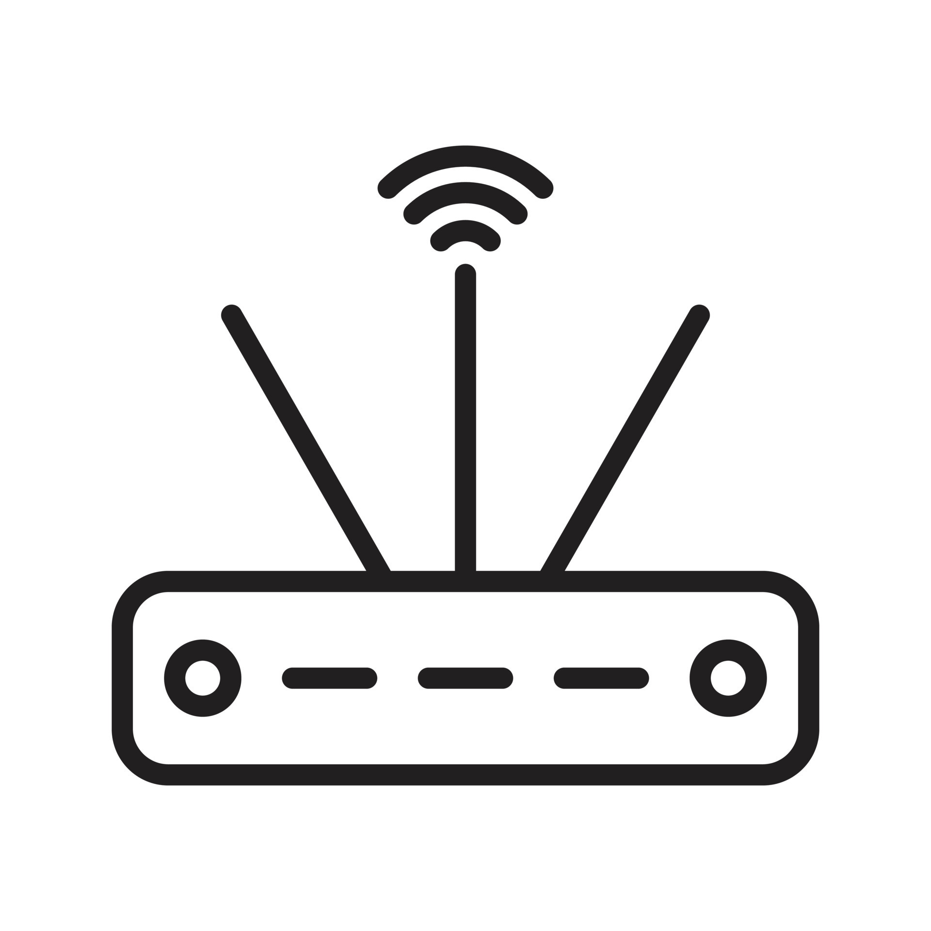 WiFi Router Outline Icons, Modem Icons, Wireless Router Connectivity ... WiFi Router Outline Icons, Modem Icons, Wireless Router Connectivity ...