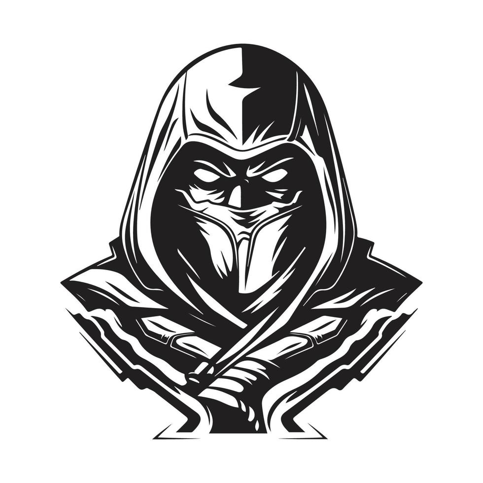 assassin, vector concept digital art, hand drawn illustration 22015346 ... assassin, vector concept digital art, hand drawn illustration 22015346 ...