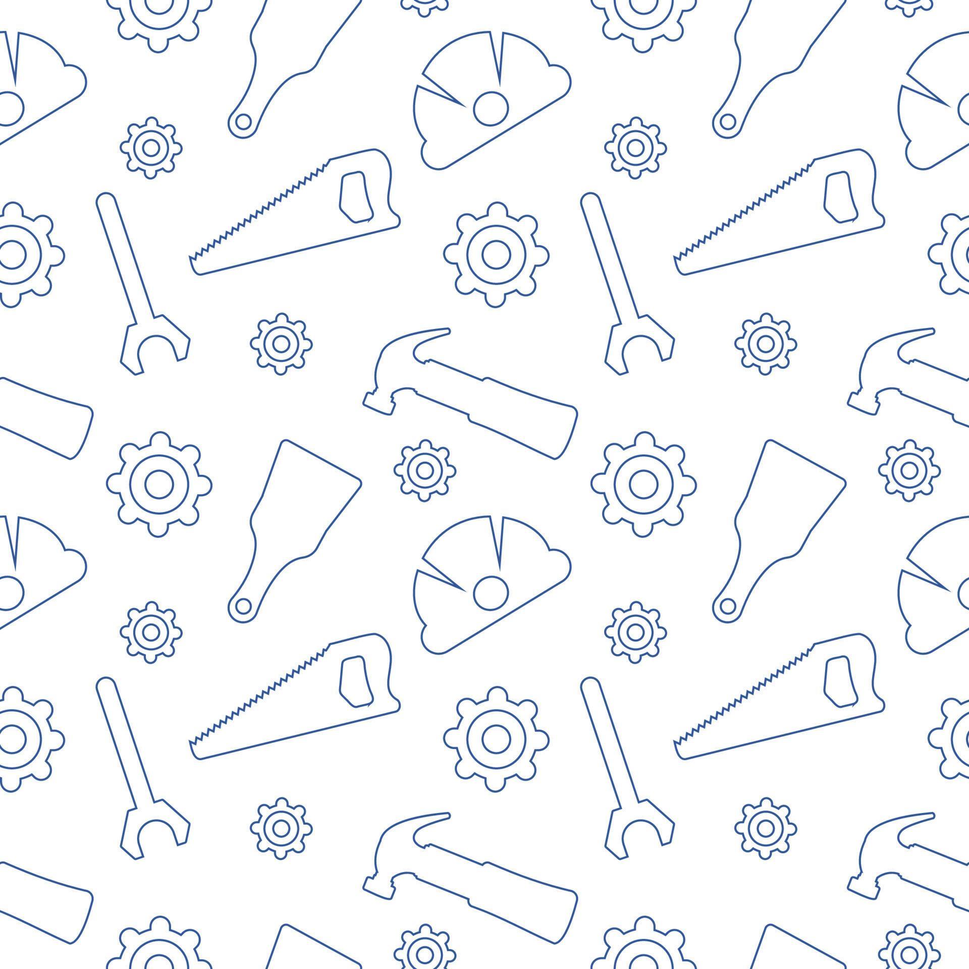 Happy Labor Day Seamless Pattern Design Illustration with Different ...