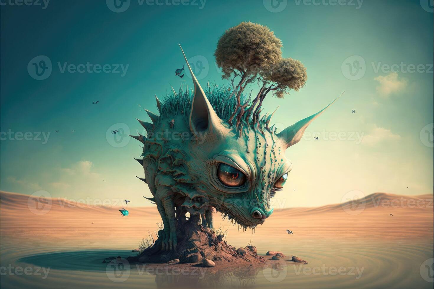 AI Generated Surreal creatures roam through a twisted world 22021162 ... AI Generated Surreal creatures roam through a twisted world 22021162 ...