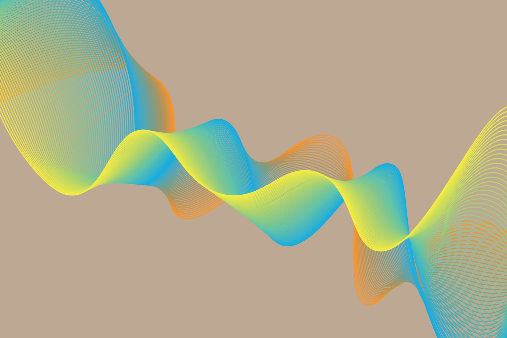 Colorful Gradient Wave Line Fluid Abstract Background Suitable For Landing Page And Computer