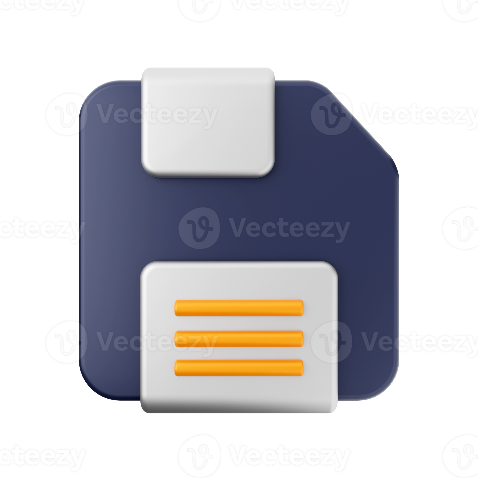 3d save disk icon render illustration 22030668 PNG