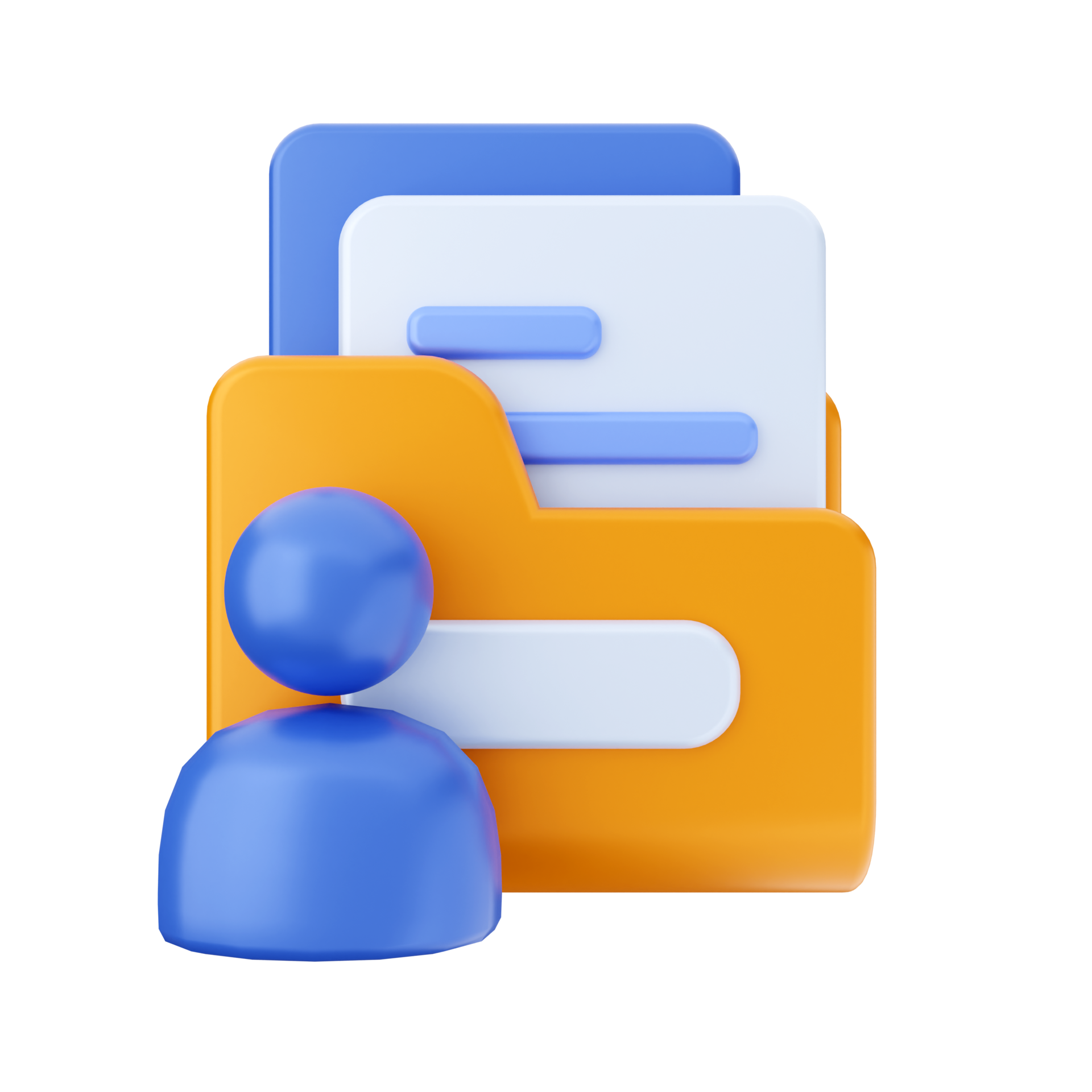 3d file folder user account icon illustration 22030951 PNG 3d file folder user account icon illustration 22030951 PNG