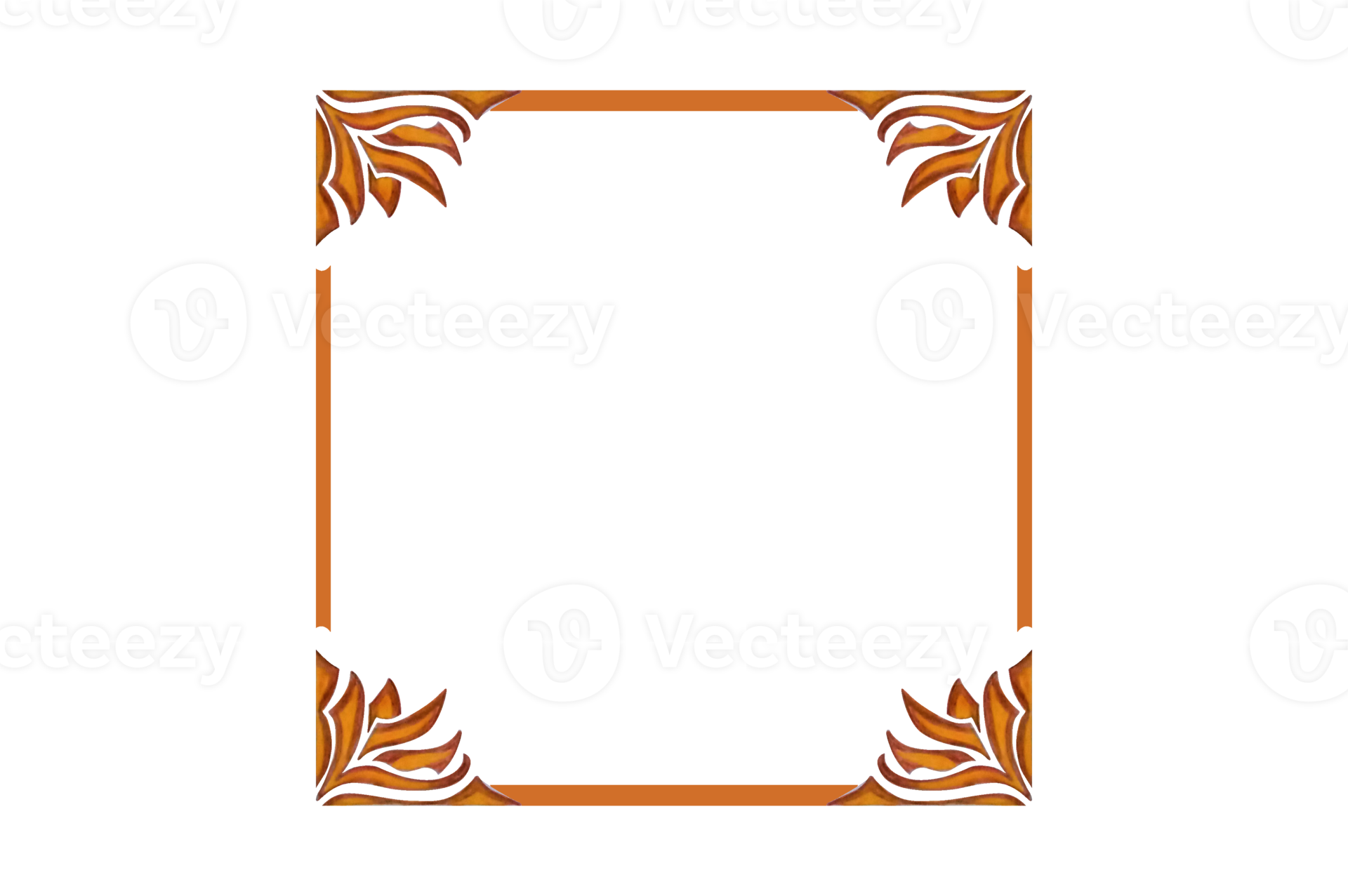 Fire Ornament Border Design 22034147 PNG