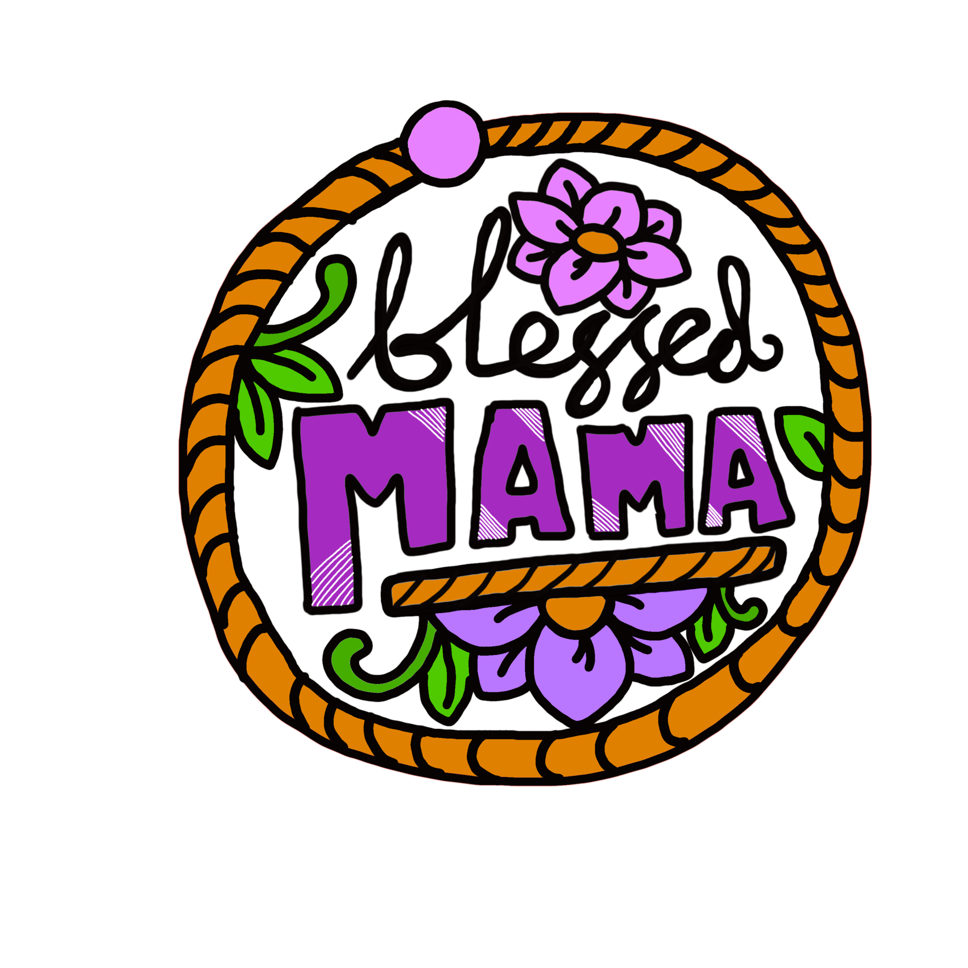 Mother Day Blessed Mama 22034600 Png