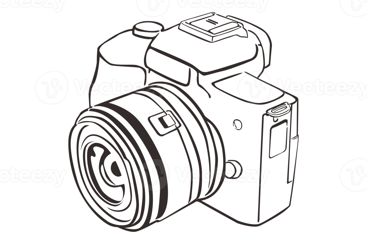 Camera Line Drawing Png