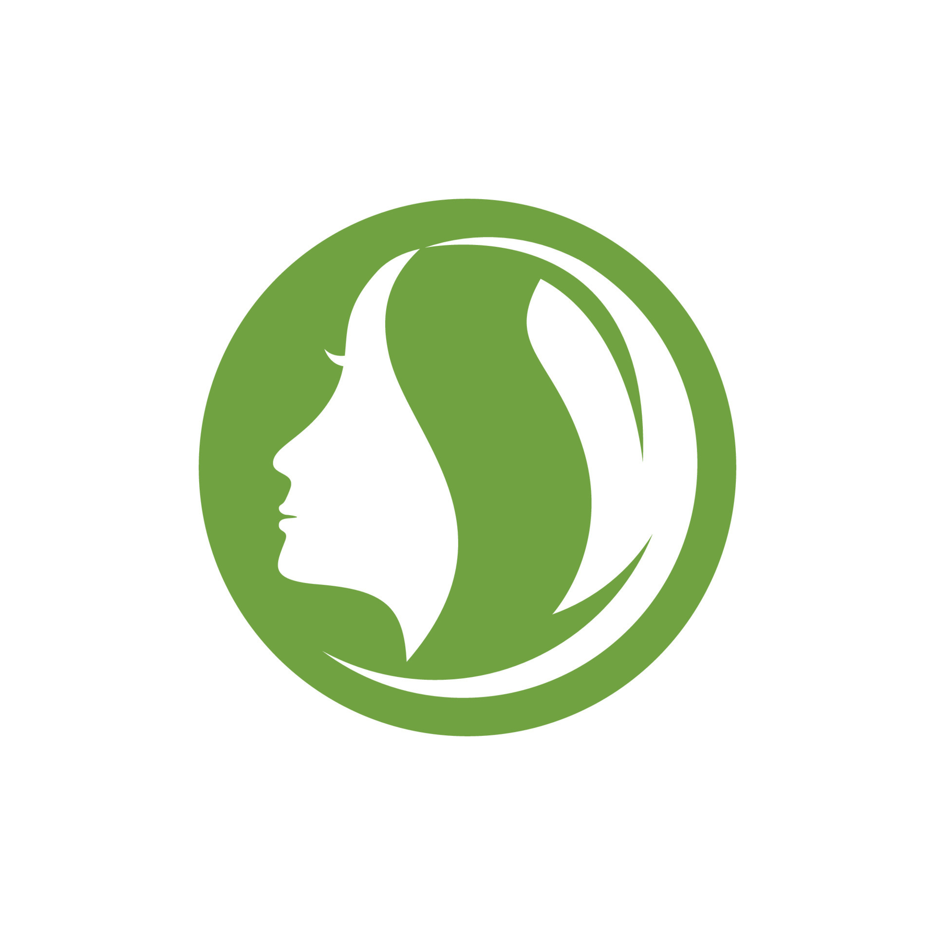 Woman Face Silhouette 22037221 Vector Art At Vecteezy