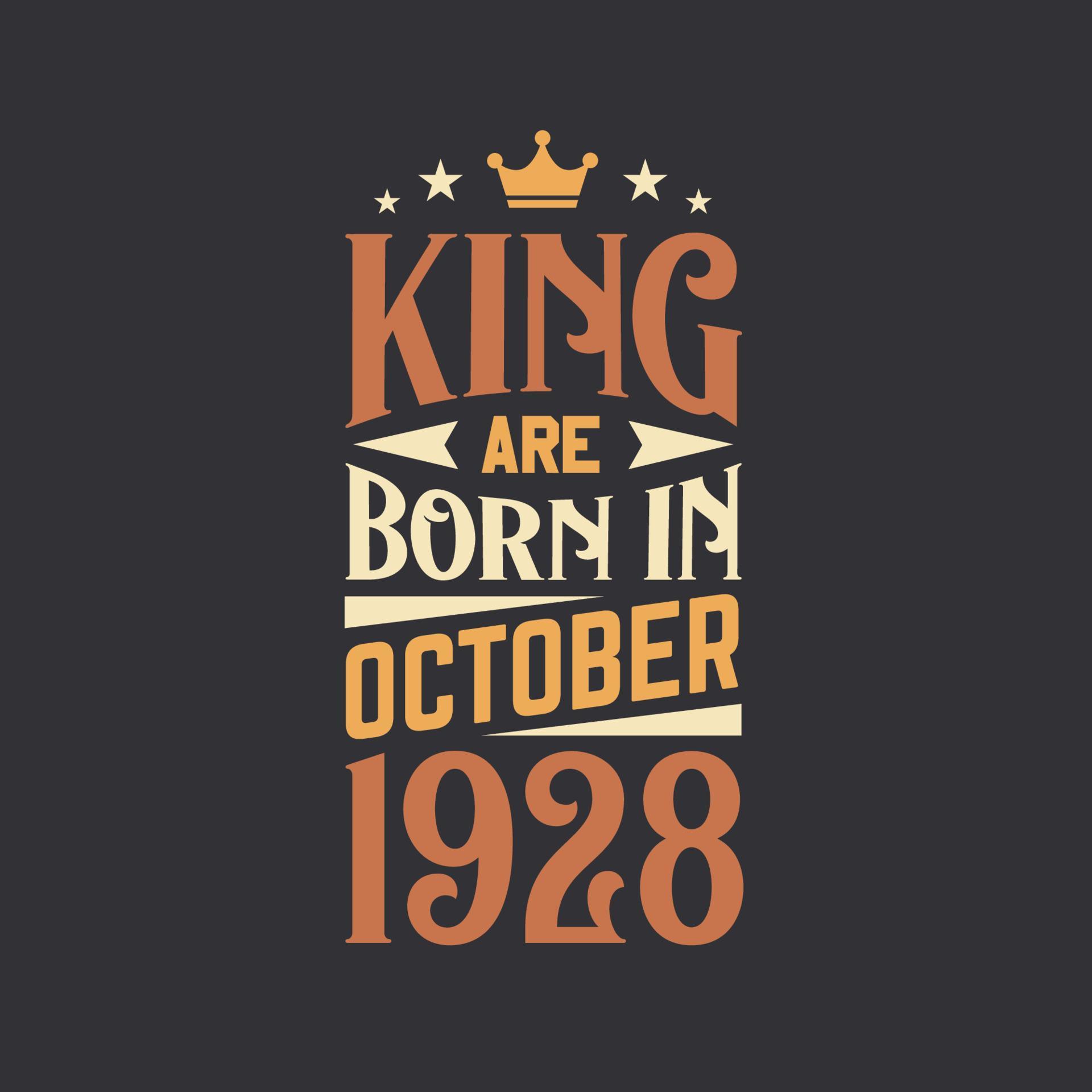King are born in October 1928. Born in October 1928 Retro Vintage ...