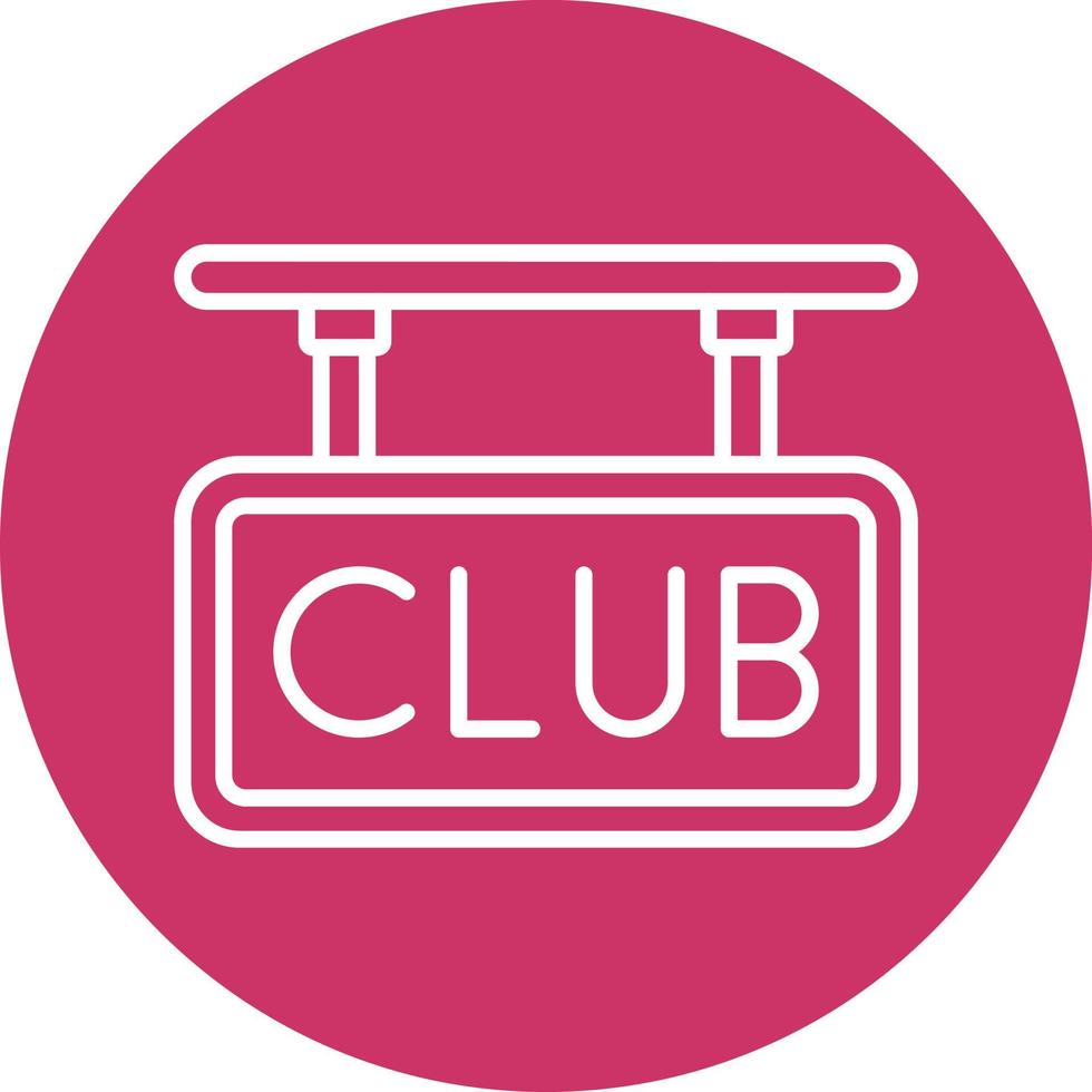 Club Icon Style 22039894 Vector Art at Vecteezy