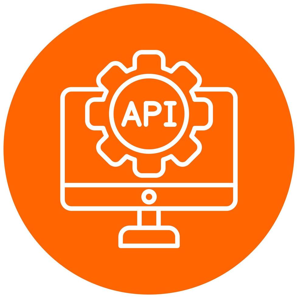 Api Icon Style 22040639 Vector Art at Vecteezy