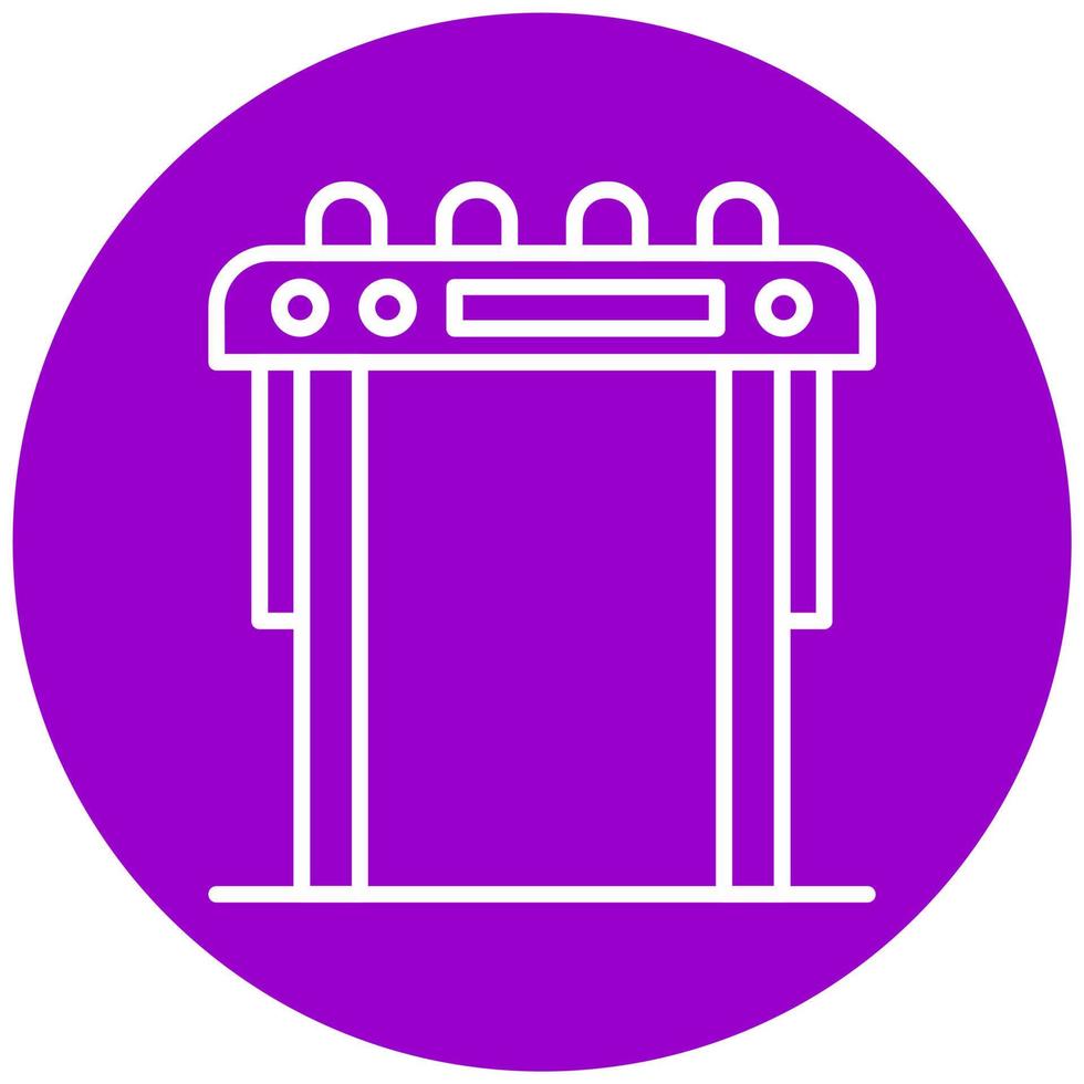 Security Gate Icon Style 22040670 Vector Art At Vecteezy