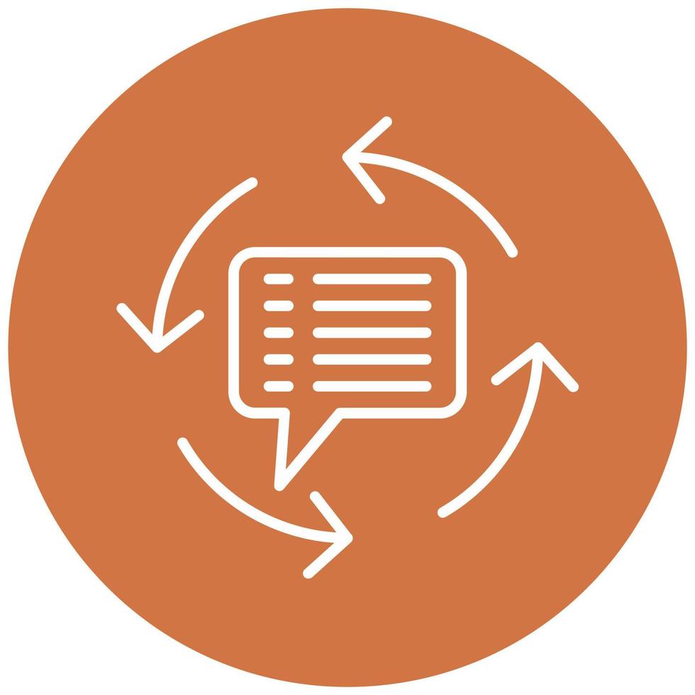 Feedback Loop Icon Style 22040882 Vector Art at Vecteezy