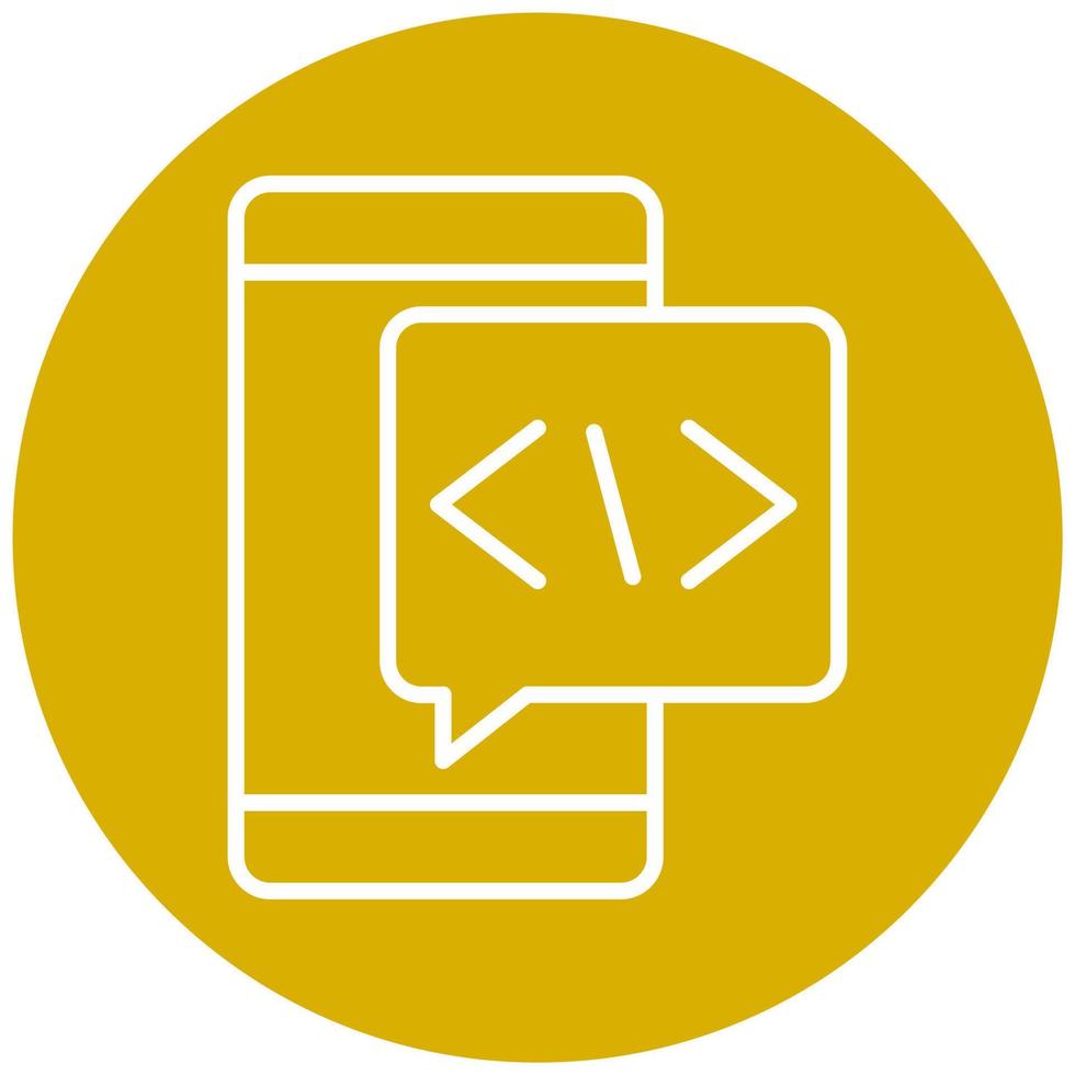 Coding Language Icon Style 22040909 Vector Art at Vecteezy