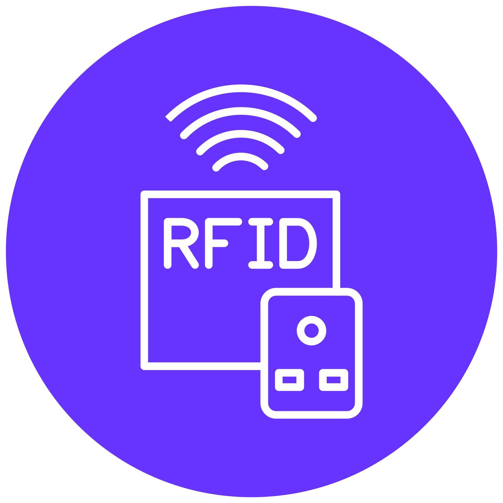 Rfid Icon Style 22041171 Vector Art at Vecteezy