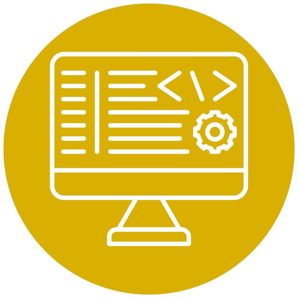 Back End Development Icon Style 22041211 Vector Art at Vecteezy