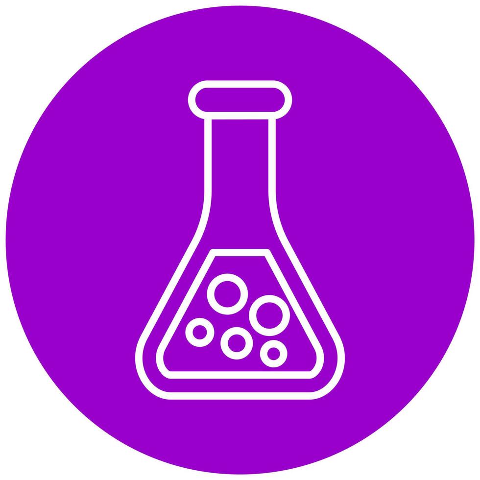 Flask Icon Style 22042467 Vector Art at Vecteezy