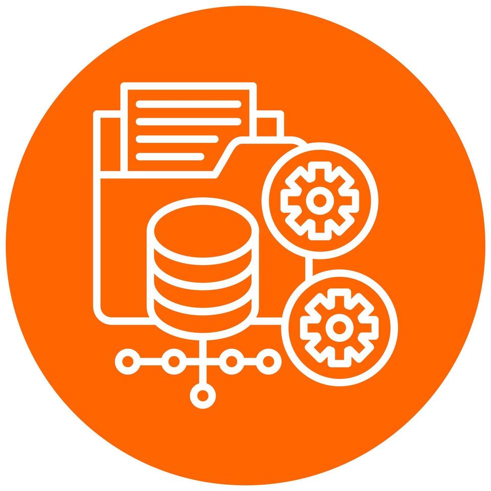 Data Processor Vector Icon Style 22042754 Vector Art At Vecteezy