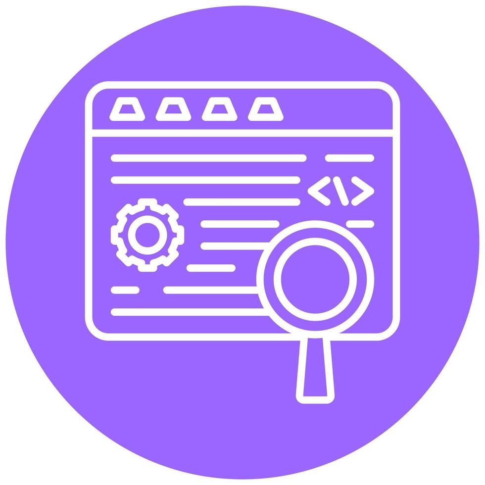 Code Testing Vector Icon Style 22048098 Vector Art at Vecteezy