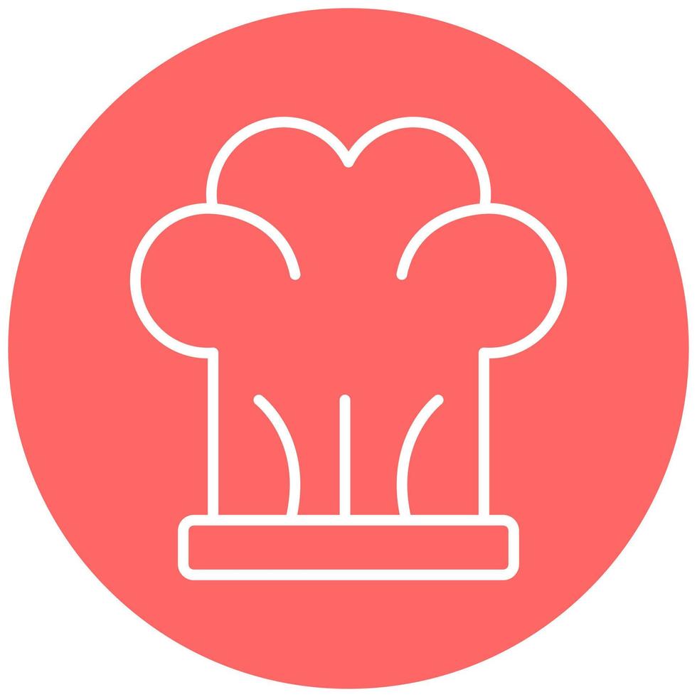Chefs Hat Vector Icon Style 22048121 Vector Art at Vecteezy