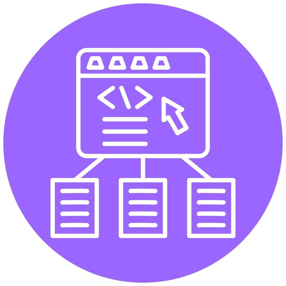 Code Framework Vector Icon Style 22048160 Vector Art At Vecteezy