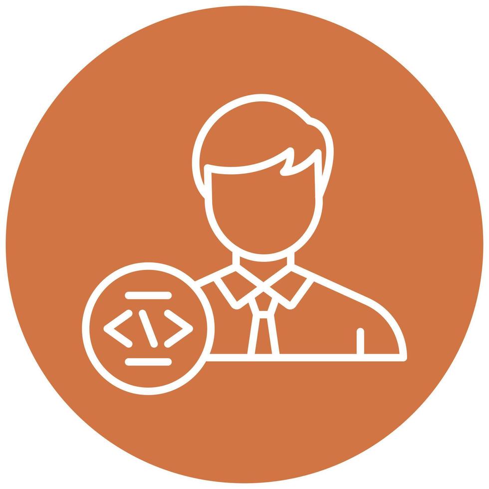 Programmer Vector Icon Style 22048191 Vector Art at Vecteezy