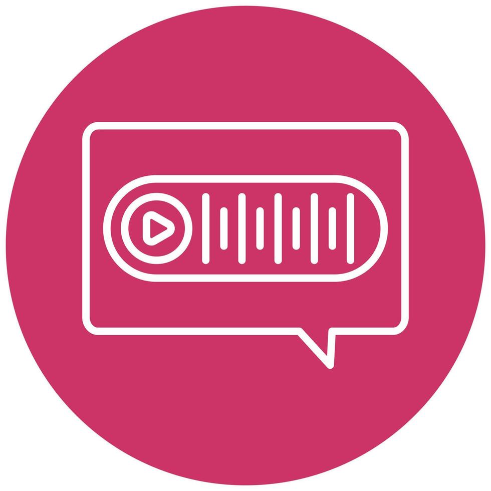 Voice Message Icon Style 22049913 Vector Art at Vecteezy