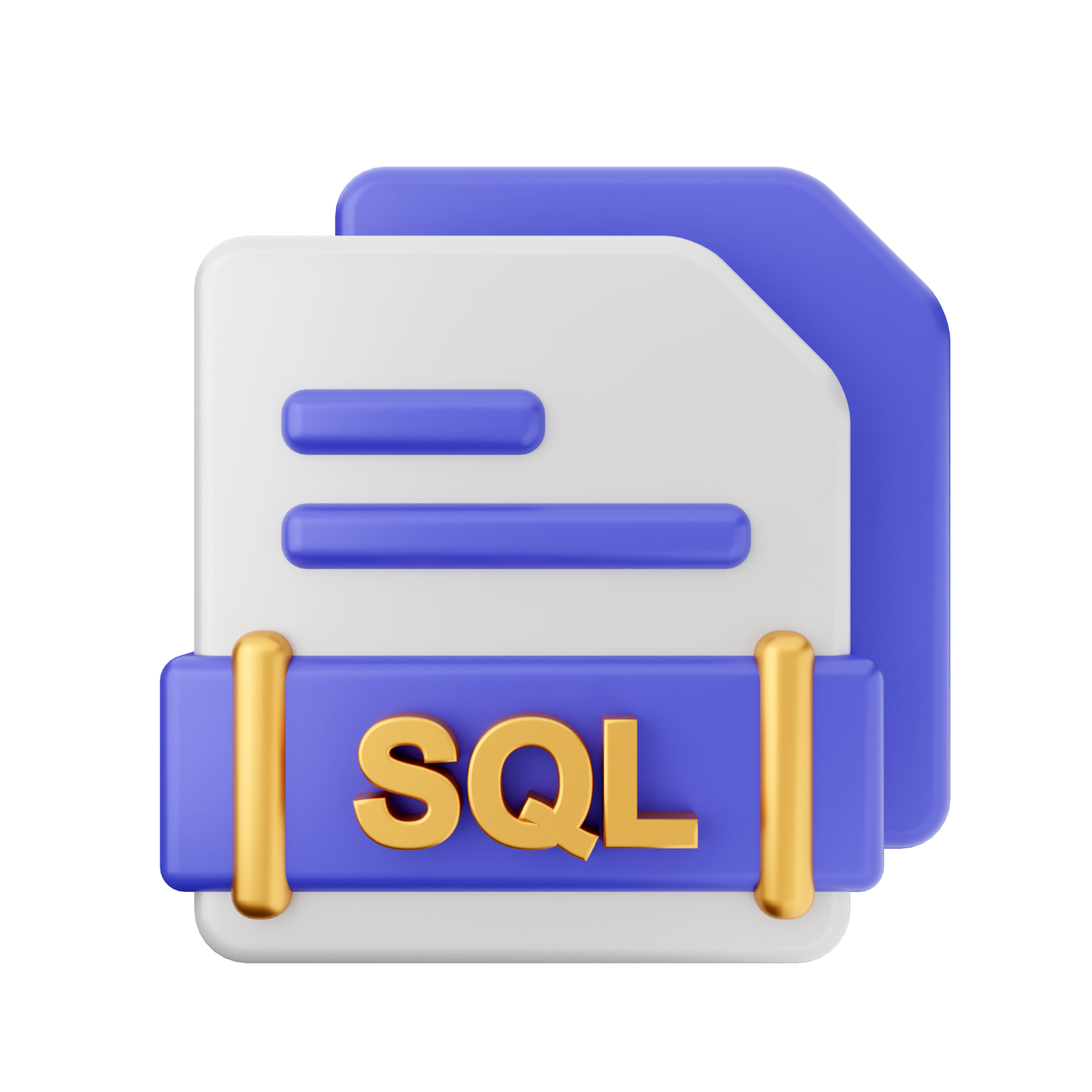 3d File Sql Format Icon 22049931 Png
