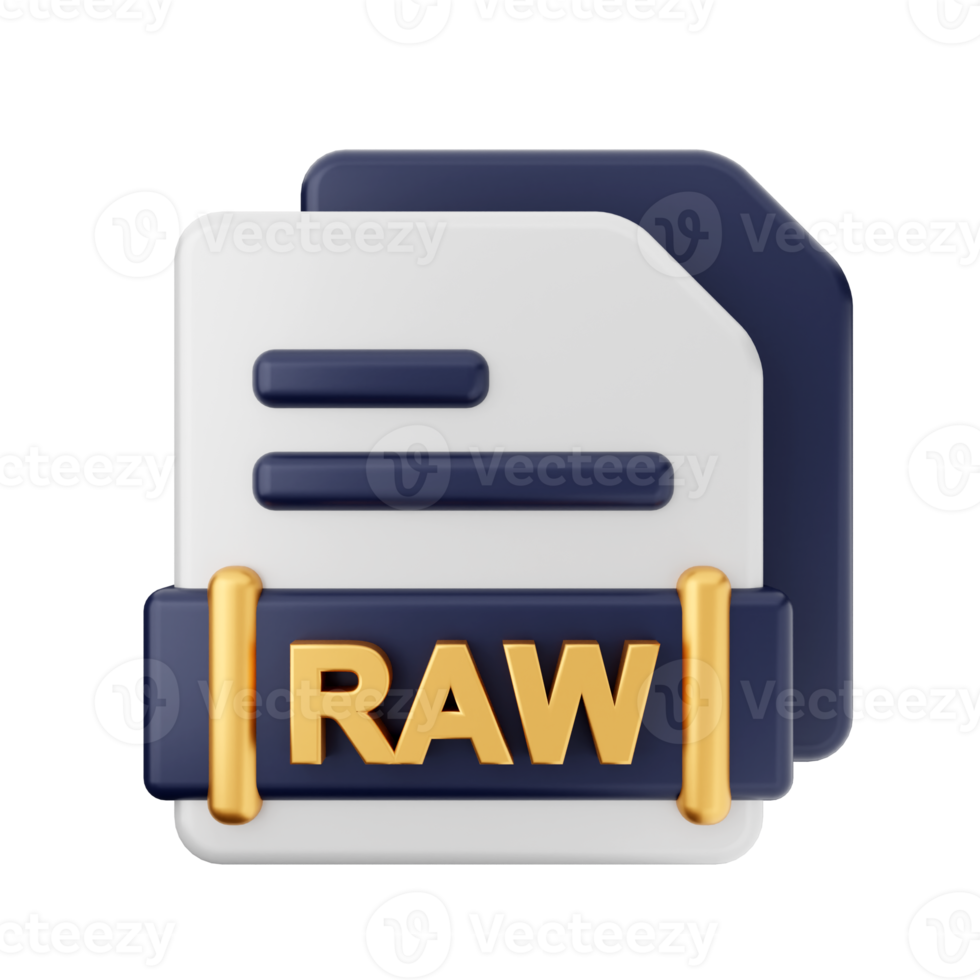 3d file RAW format icon 22051194 PNG