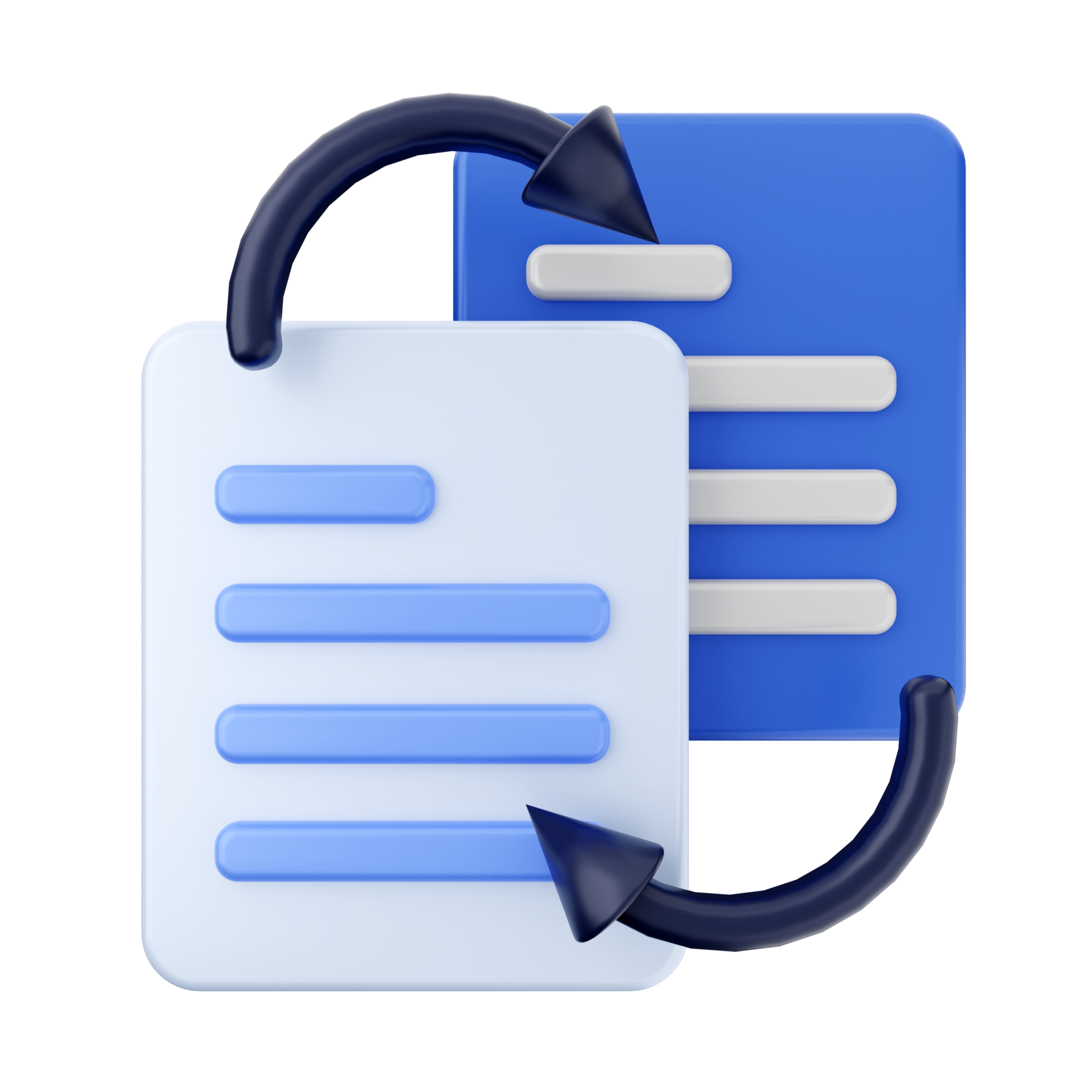 3d File Copy Share Folder Icon Illustration 22051322 Png