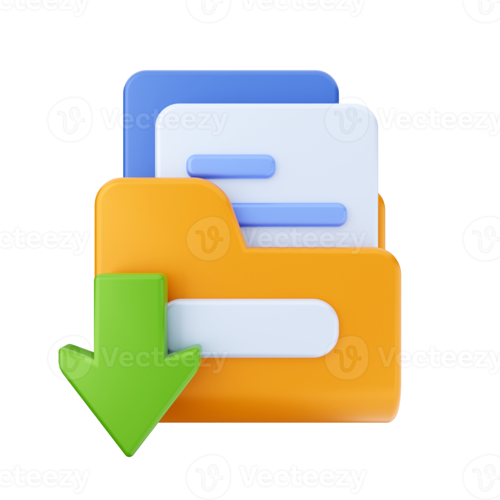 3d file folder icon illustration 22051734 PNG 3d file folder icon illustration 22051734 PNG