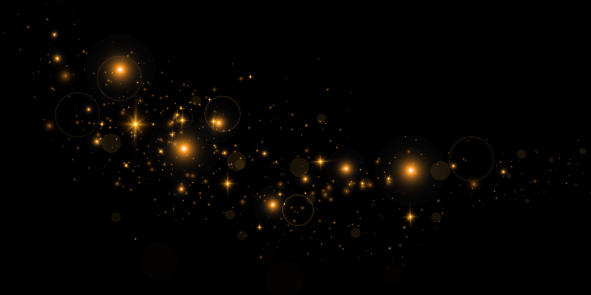 Light Abstract Golden Glowing Bokeh Lights Light Bokeh Effect Christmas Background From