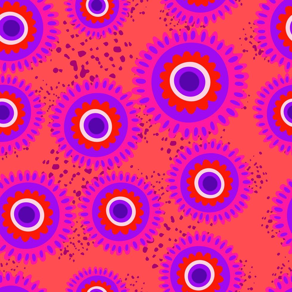 Abstract Chamomile Flower Seamless Pattern Creative Floral Endless Background 22054928 Vector