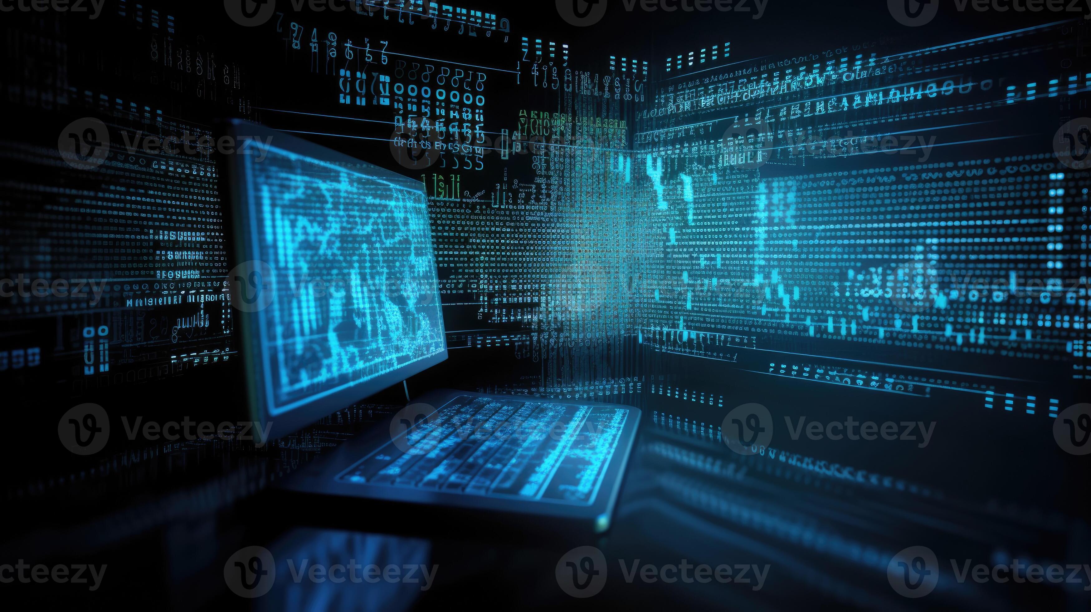 Programming code abstract technology background of software developer ...